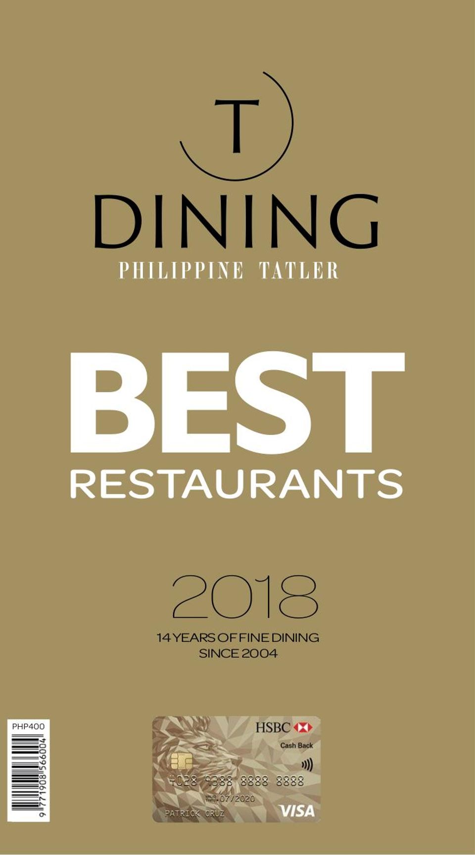 Get digital access to The Tatler Dining Guide Philippines - BRG 2018 issue | Magzter.com